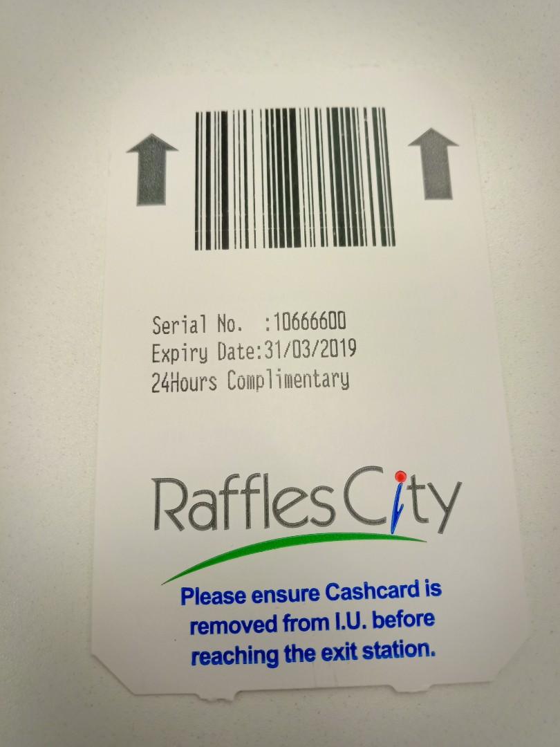 Raffles City car park coupon, Car Accessories, Accessories on Carousell