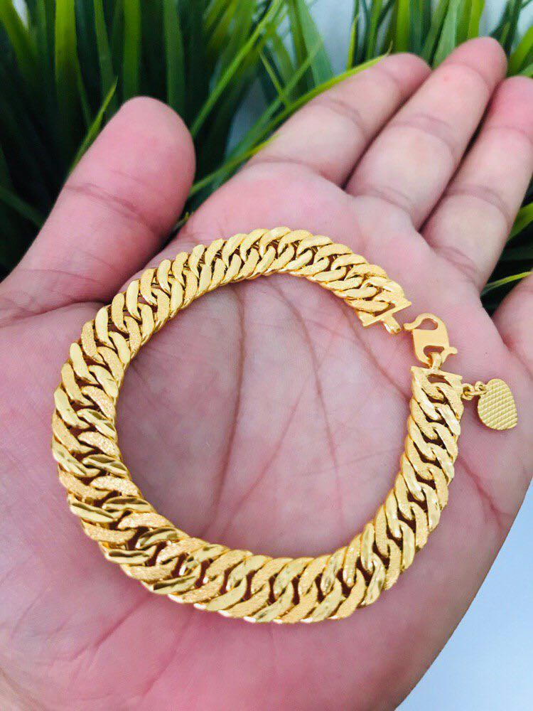 Rantai Tangan Emas 916 Lipan, Women's Fashion, Jewelry & Organisers ...