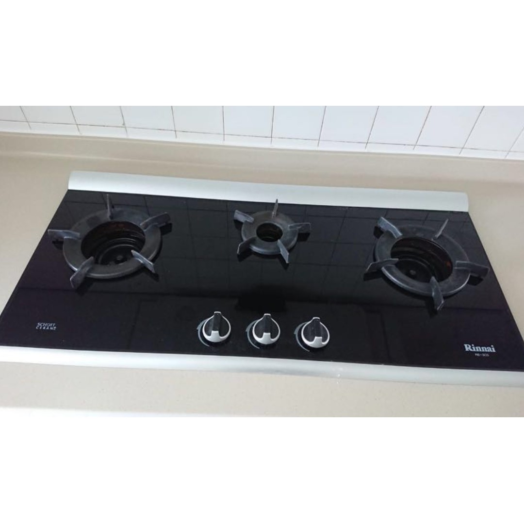 Rinnai RB-3CG 3 Inner Burner Built-In Hob, TV & Home Appliances, Kitchen Appliances, Cookers on ...
