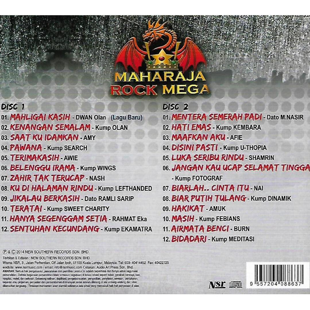 Solo vs Kumpulan Maharaja Rock Mega 2CD Dwan Olan Amy Search Awie Wings ...