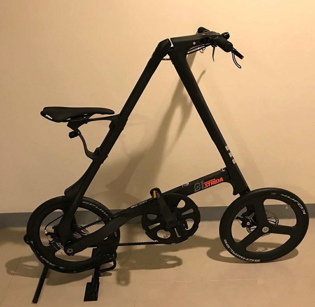 Strida Carbon C1 原價NT$116,000 全碳纖單車 只重8.5kg (全球限量版), 體育器材, 自行車及配件, 單車在旋轉拍賣