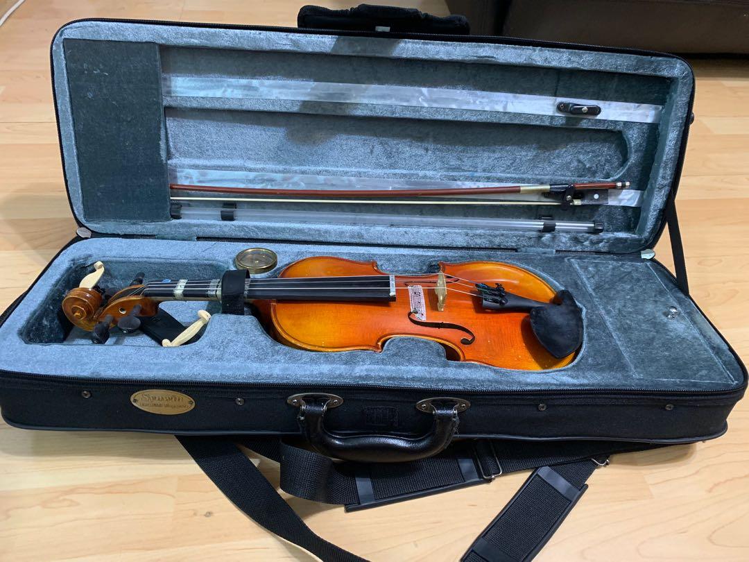 Synwin 1/2 handmade violin, Hobbies & Toys, Music & Media, Musical ...