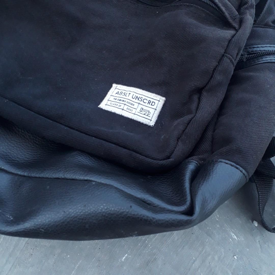 Tas Backpack Absolute 308 unscared, Fesyen Pria, Tas & Dompet , Ransel ...