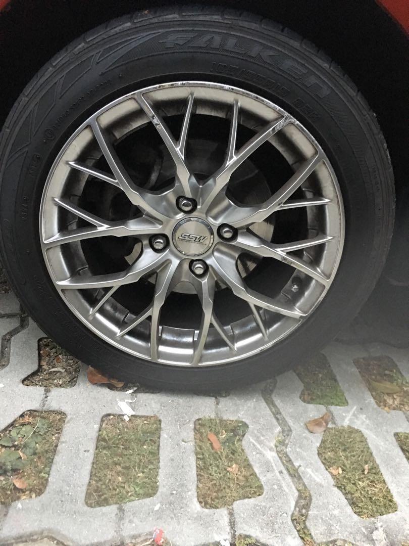 15 inch SSW FORGED ALLOY LIGHT WEIGHT RIM, Car Accessories, Tyres ...