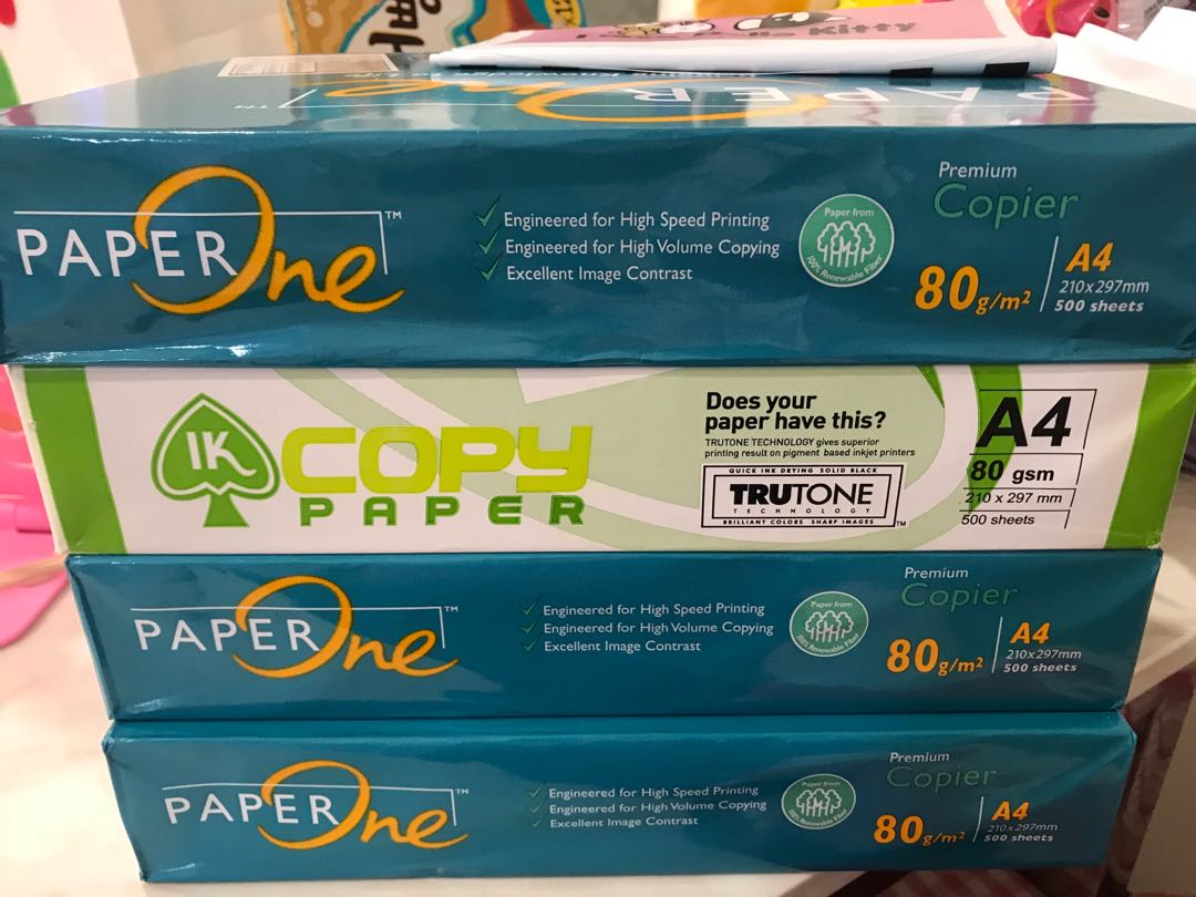 A4 paper, Hobbies & Toys, Stationery & Craft, Stationery & School ...