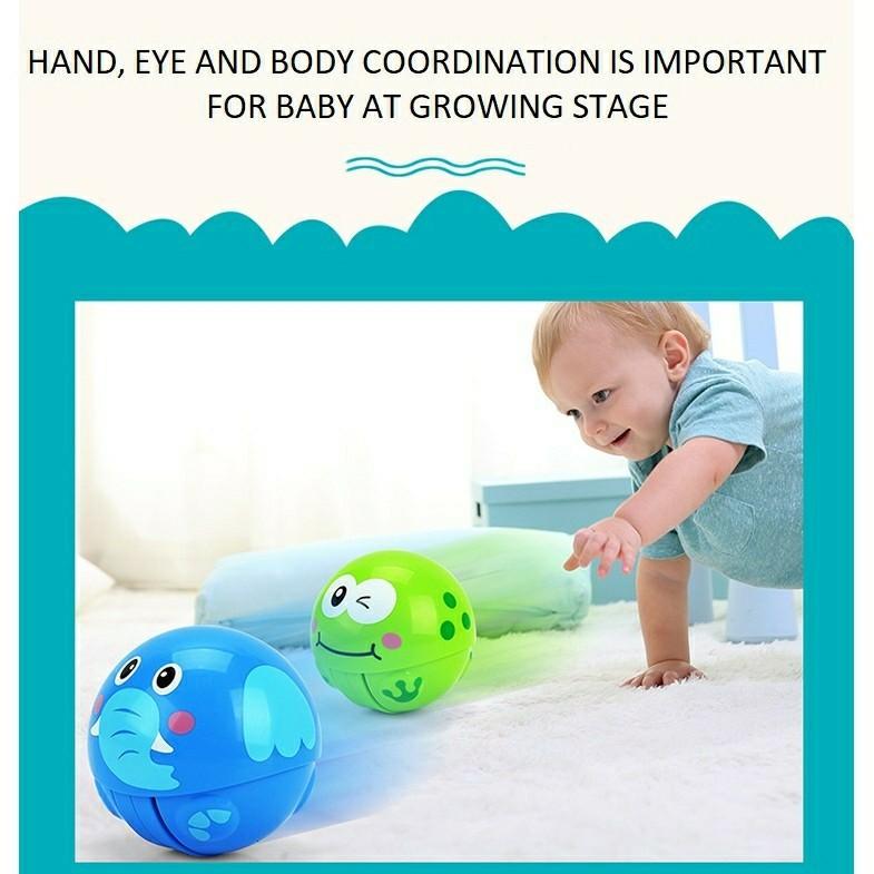 Animals Tumbler Doll Children Baby Kids Toys Scroll Ball Nodding Doll ...