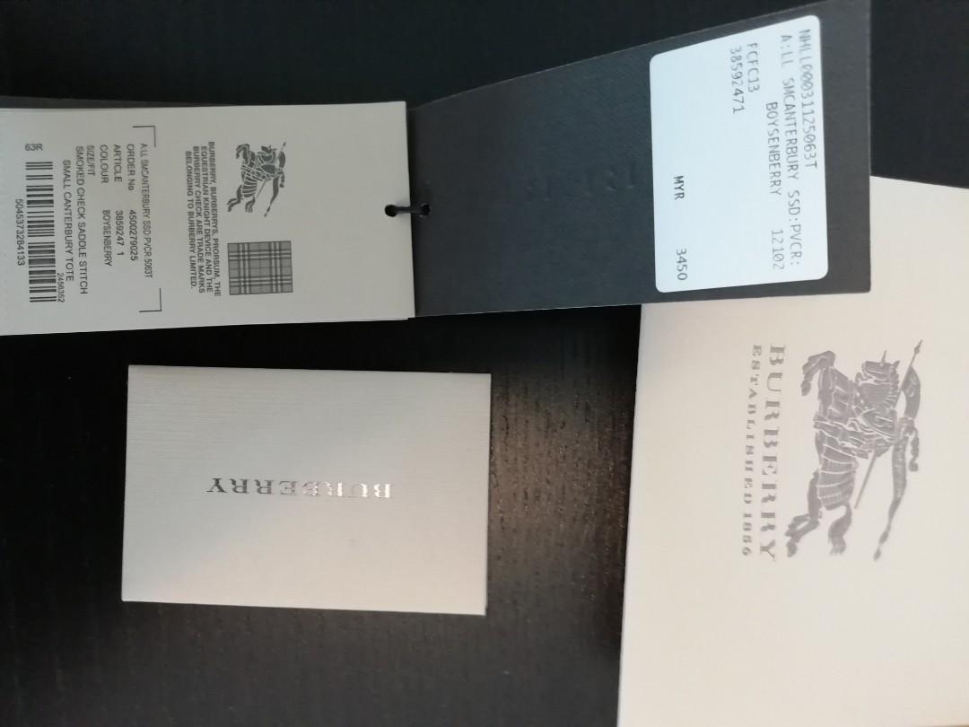 Burberry Collector's - Limited Edition Burberry Smokey Canterbury ...