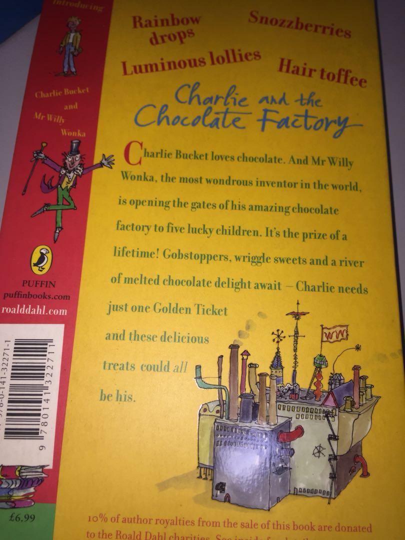Charlie and the chocolate factory book, Hobbies & Toys, Books ...