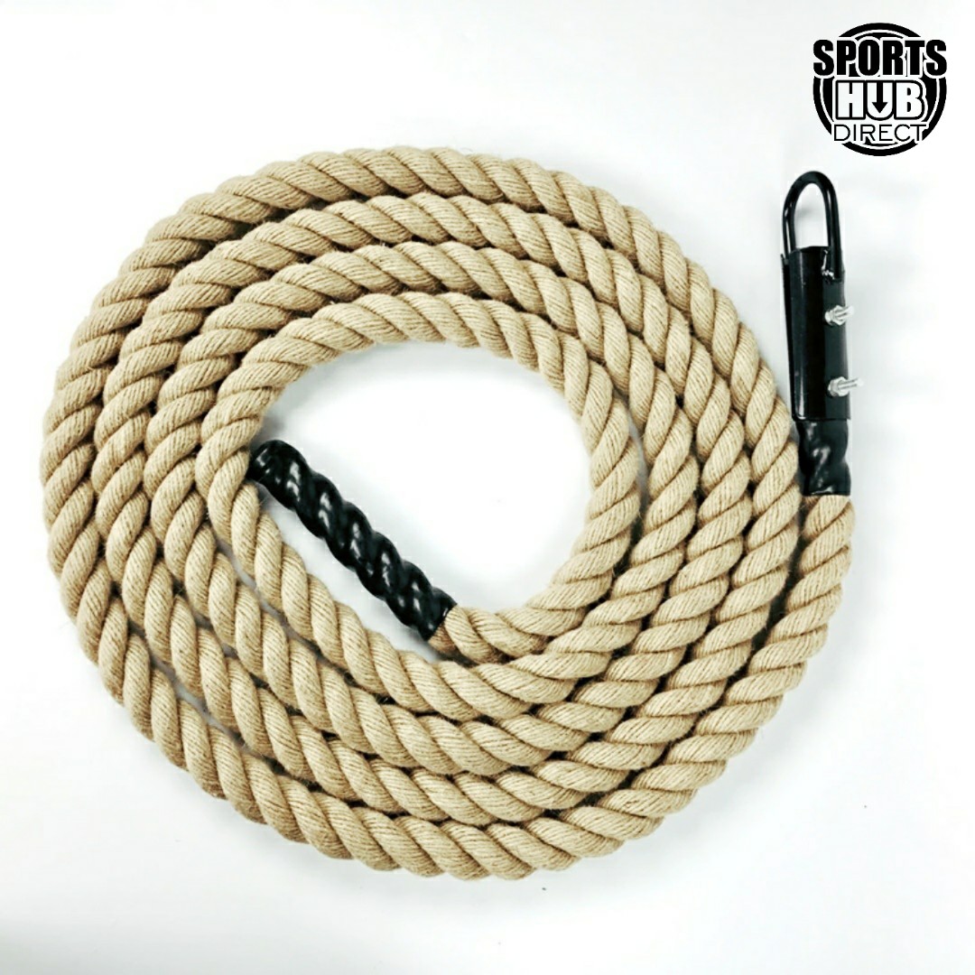 Climbing Rope 6m & 8m with Ceiling Hook Attachment for CrossFit ...