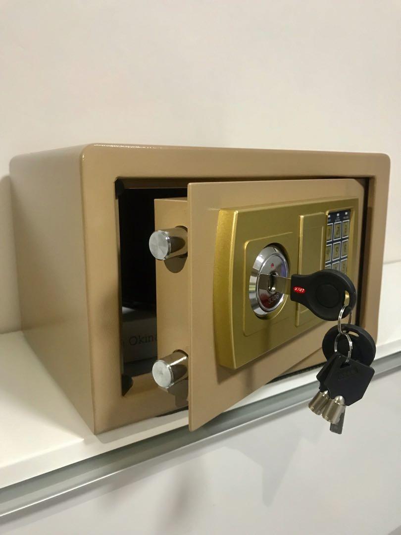 Elegant Gold A4 Electronic Safe, Furniture & Home Living, Home ...