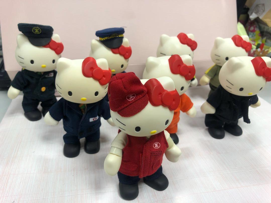 Hello Kitty MTR 模型公仔 figure（全套）, 興趣及遊戲, 玩具 & 遊戲類 - Carousell
