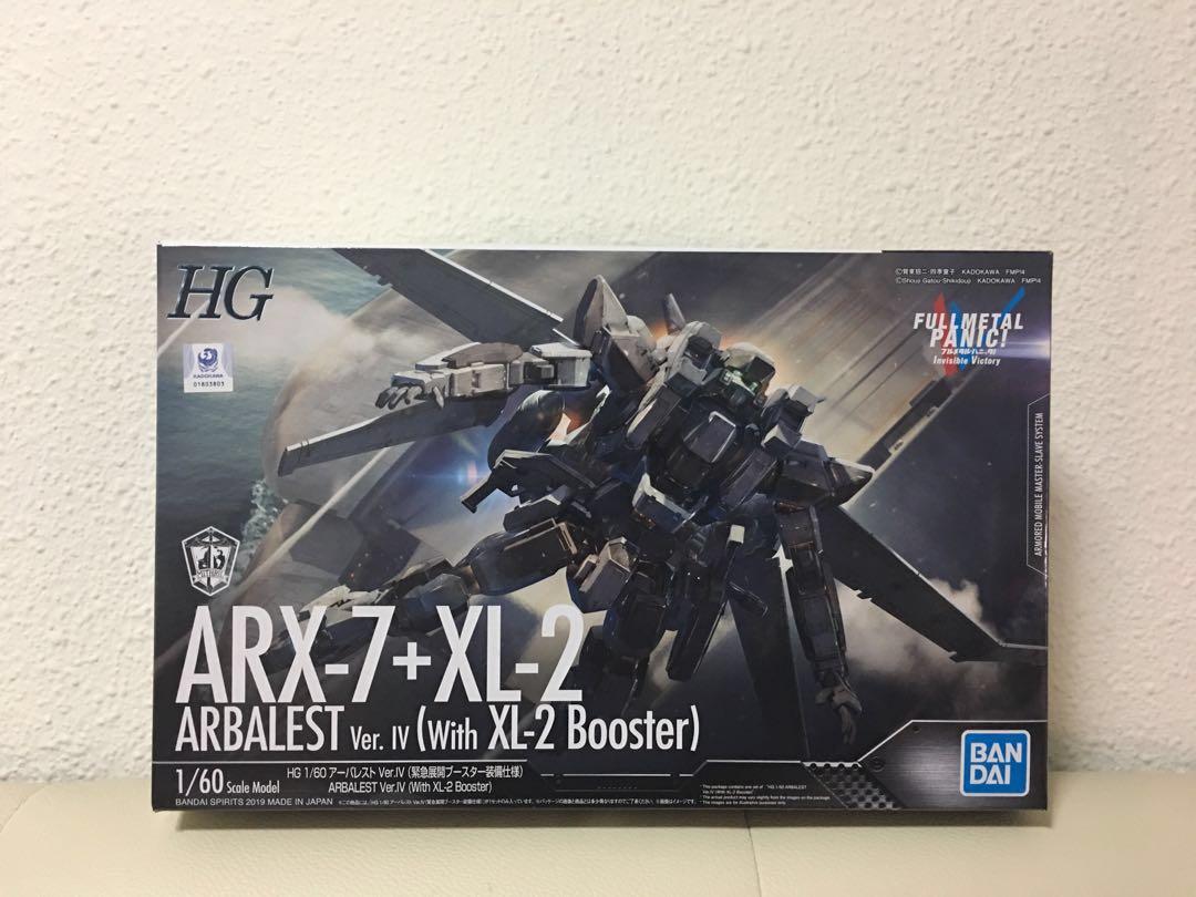 HG ARX-7 + XL-2 Arbalest Ver. IV, Hobbies & Toys, Toys & Games on Carousell