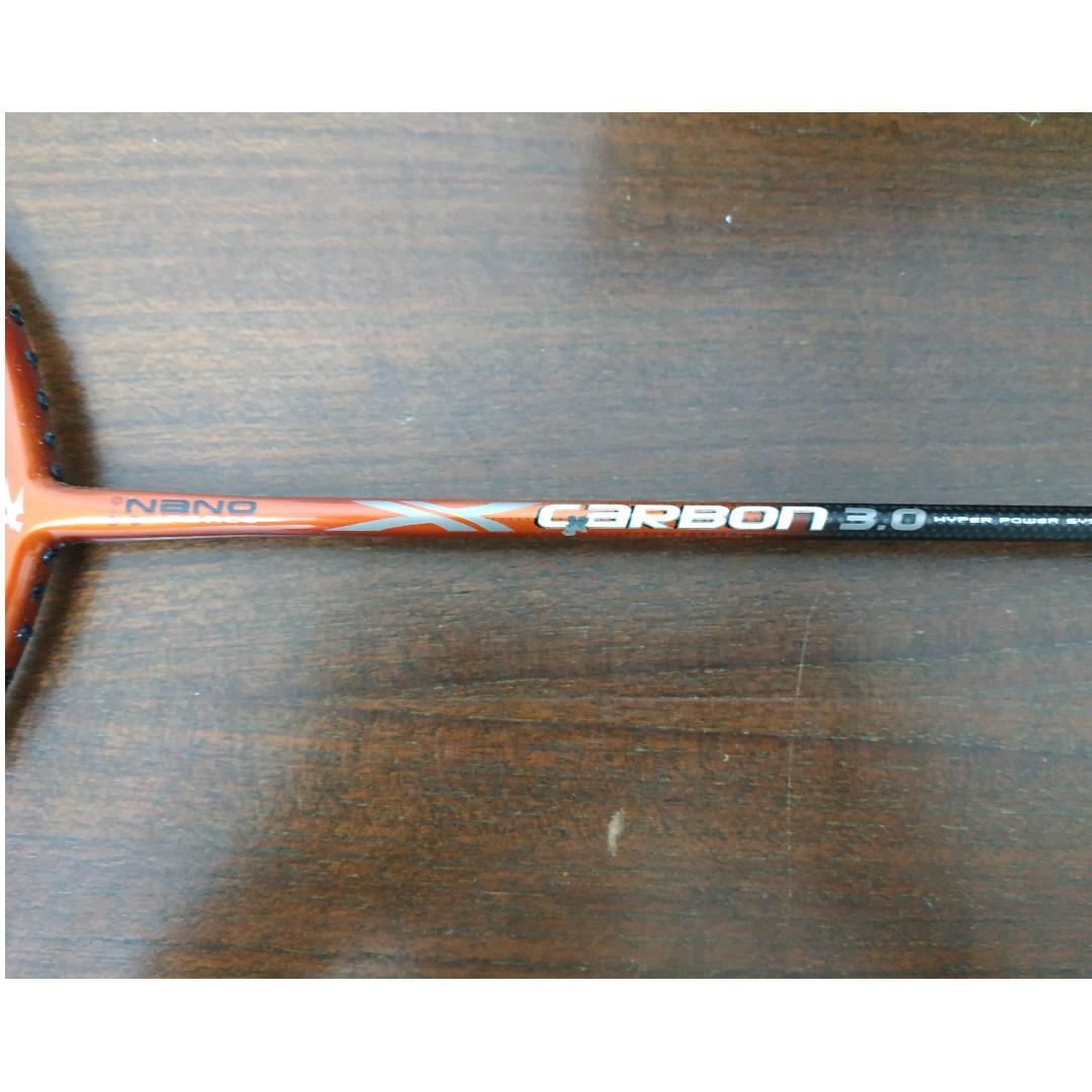 KASON X Carbon 3.0 Badminton Racket, Sports Equipment, Sports & Games ...