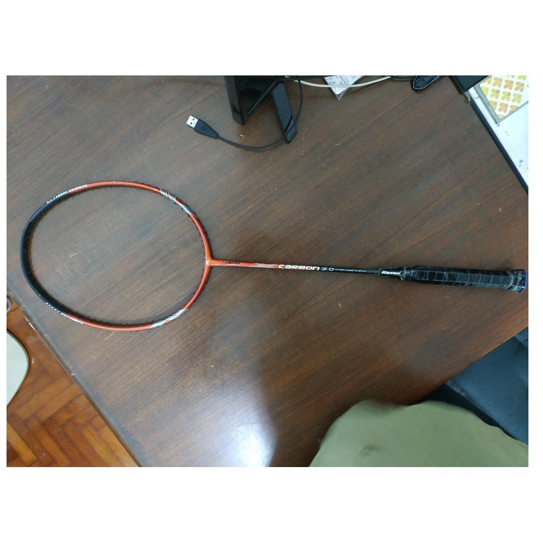 KASON X Carbon 3.0 Badminton Racket, Sports Equipment, Sports & Games ...