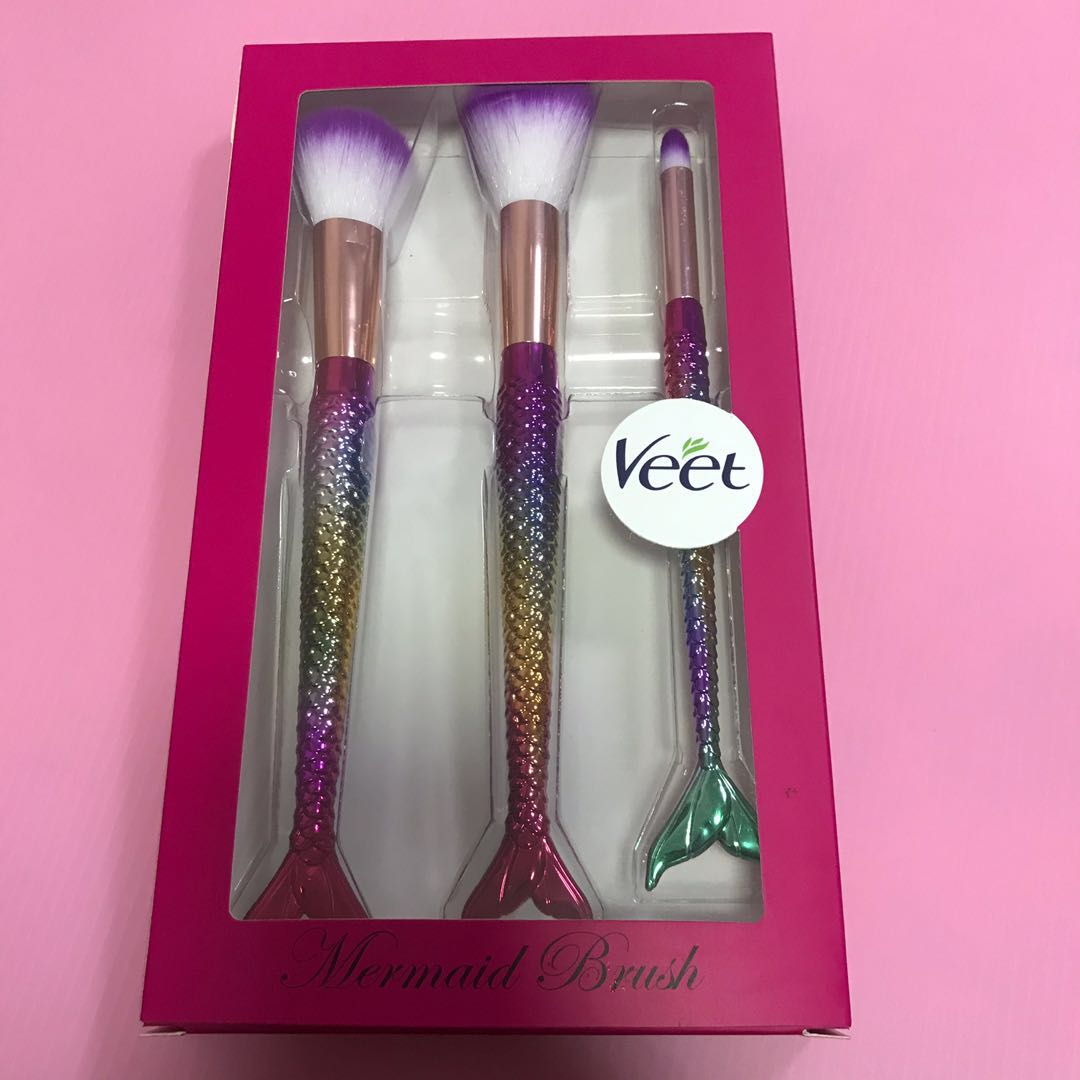 Mermaid Brush Set, Beauty & Personal Care, Face, Makeup on Carousell