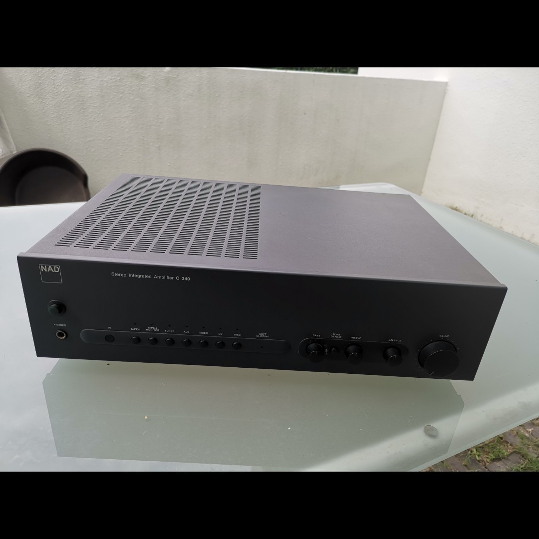 NAD C340 Integrated Amplifier, Audio, Other Audio Equipment on Carousell