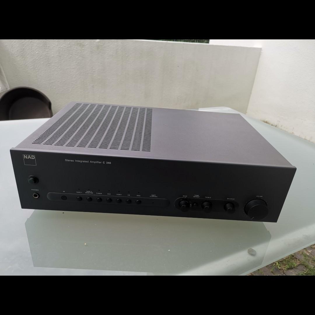 NAD C340 Integrated Amplifier, Audio, Other Audio Equipment on Carousell