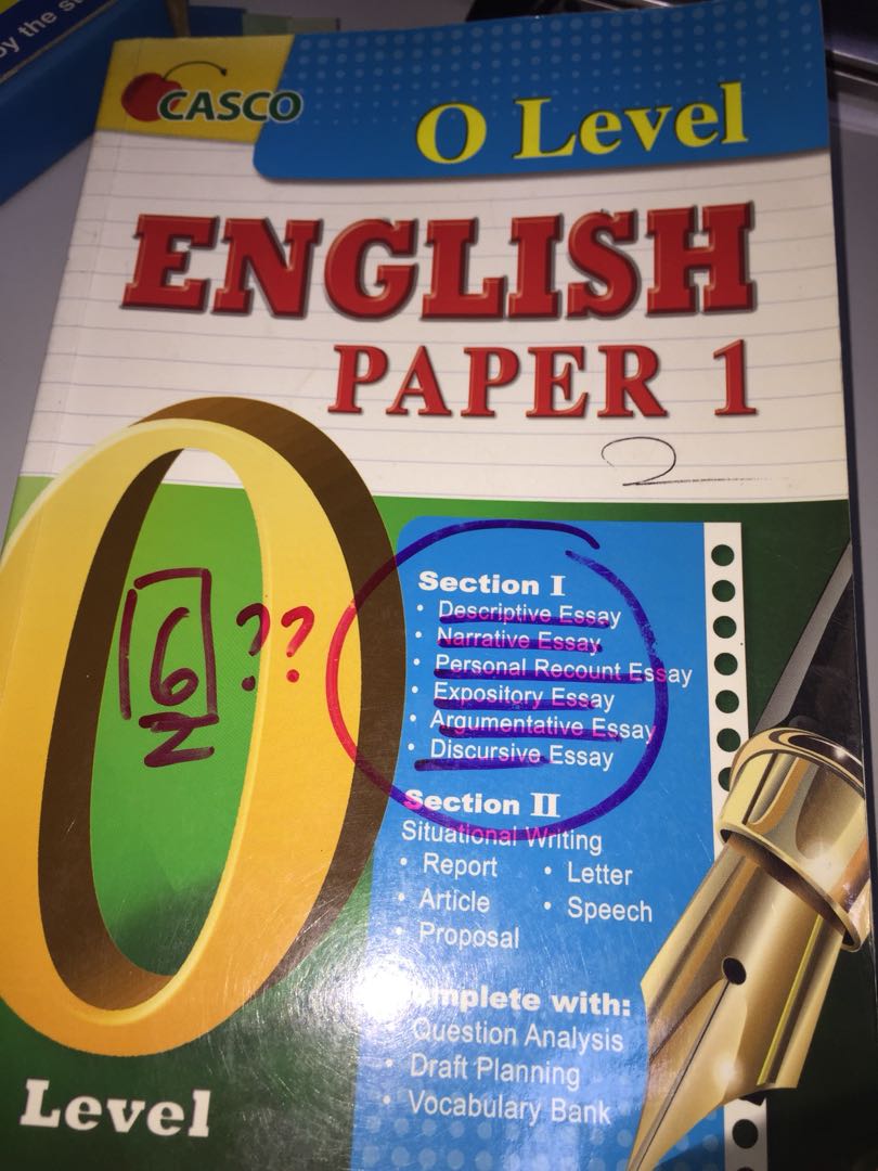 O level English paper 1 guidebook, Hobbies & Toys, Books & Magazines ...