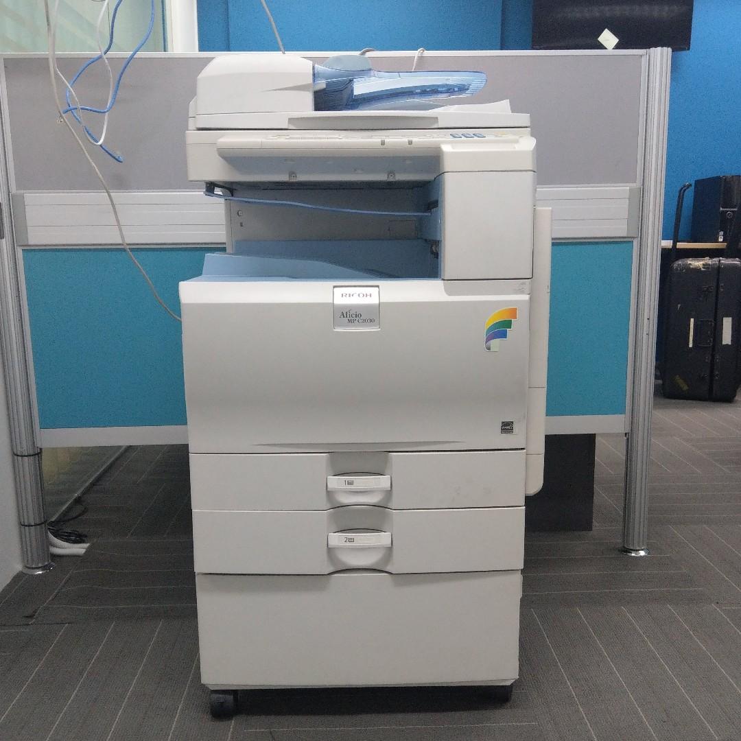 Ricoh Aficio MP C2030 Colour Multi Function Printer Photocopier Scanner ...