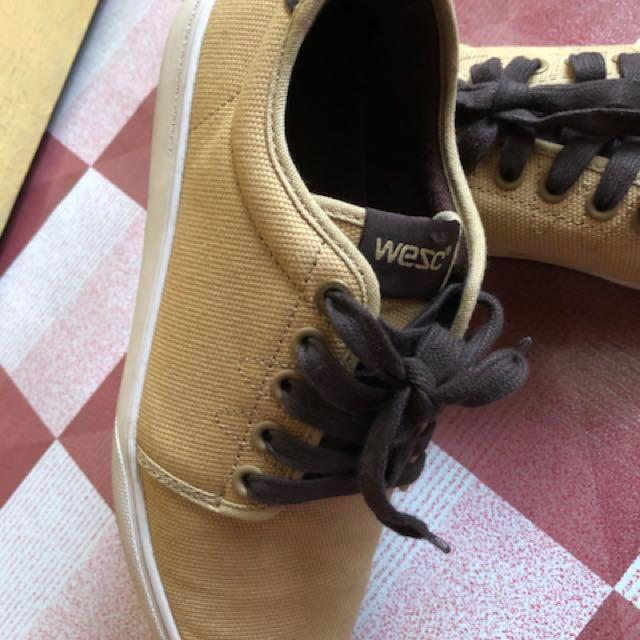 Sneaker shoe WeSC brand, Men's Fashion, Footwear, Sneakers on Carousell