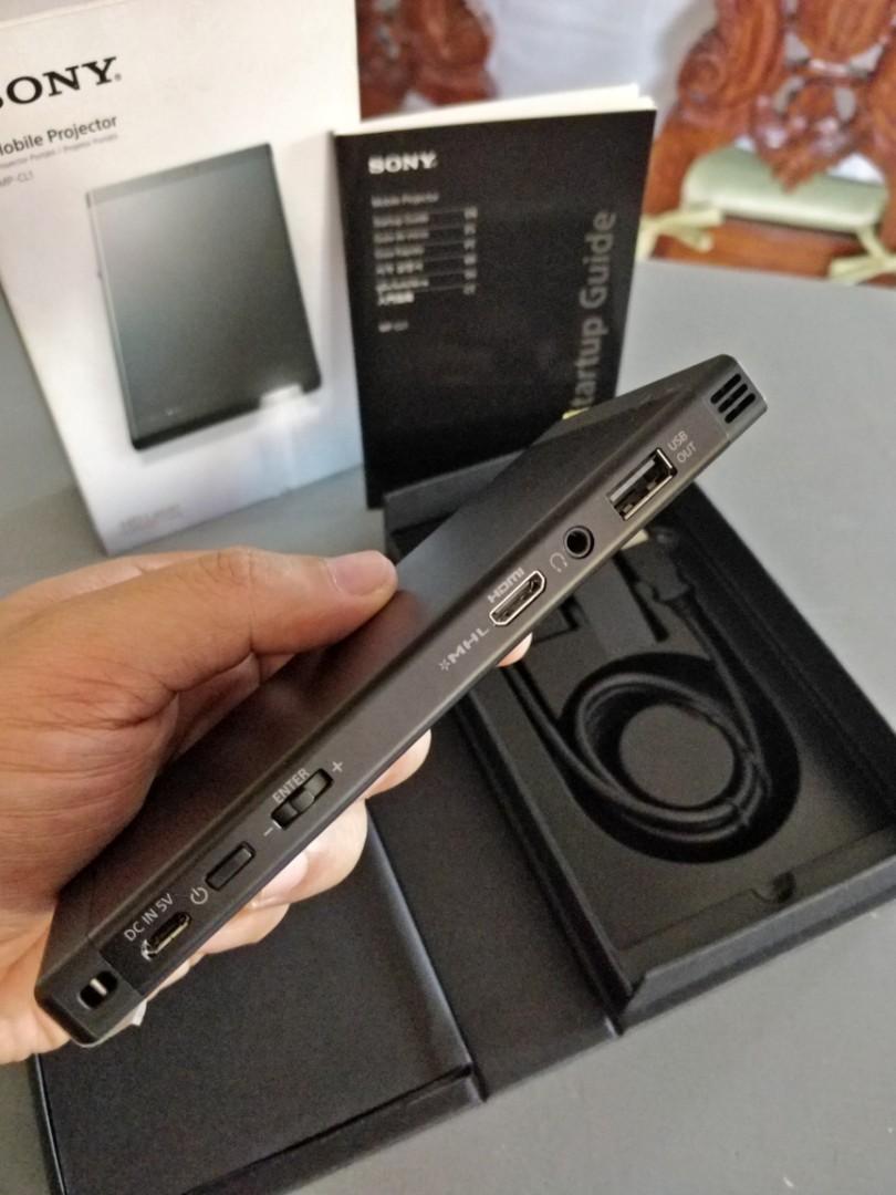 Sony mobile projector mp cd1, TV & Home Appliances, TV & Entertainment ...