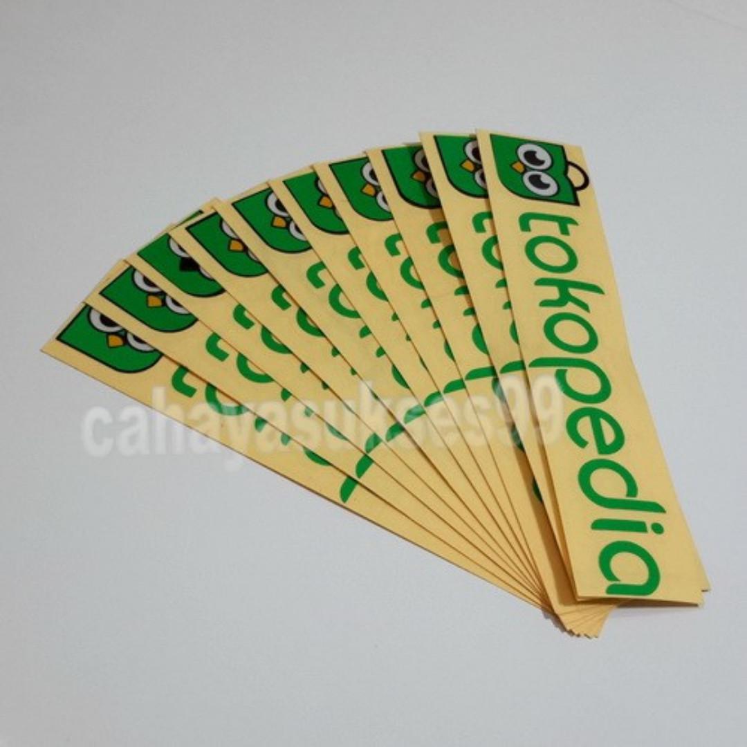 Sticker Cutting Tokopedia Hijau Kilap Reflective Stiker Souvenir Gift ...