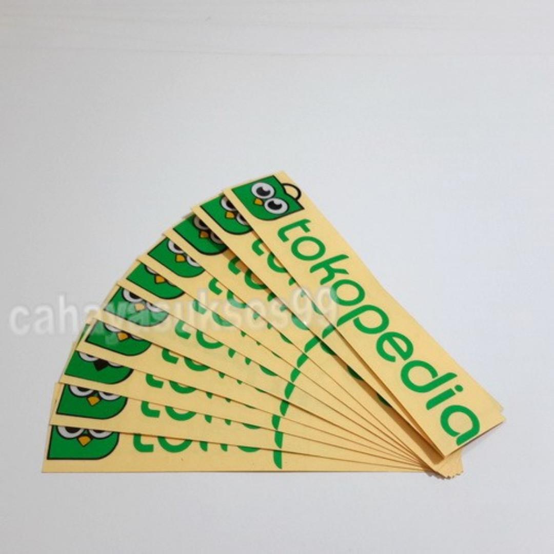 Sticker Cutting Tokopedia Hijau Kilap Reflective Stiker Souvenir Gift ...