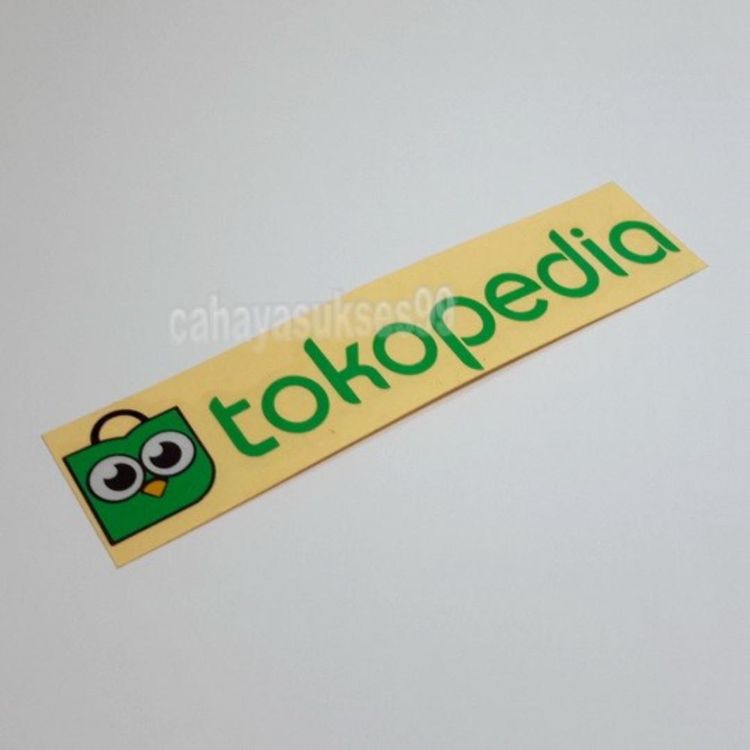 Sticker Cutting Tokopedia Hijau Kilap Reflective Stiker Souvenir Gift ...