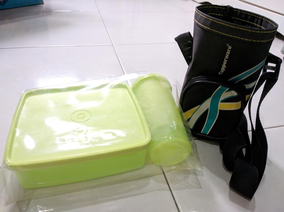 Tupperware water bottle lunch box tumbler holder, Babies & Kids, Going ...