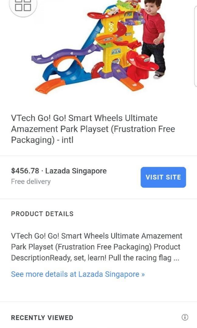 Vtech Go Go smart wheel zoom car & Vtech Ultimate RC Speedway, Hobbies ...