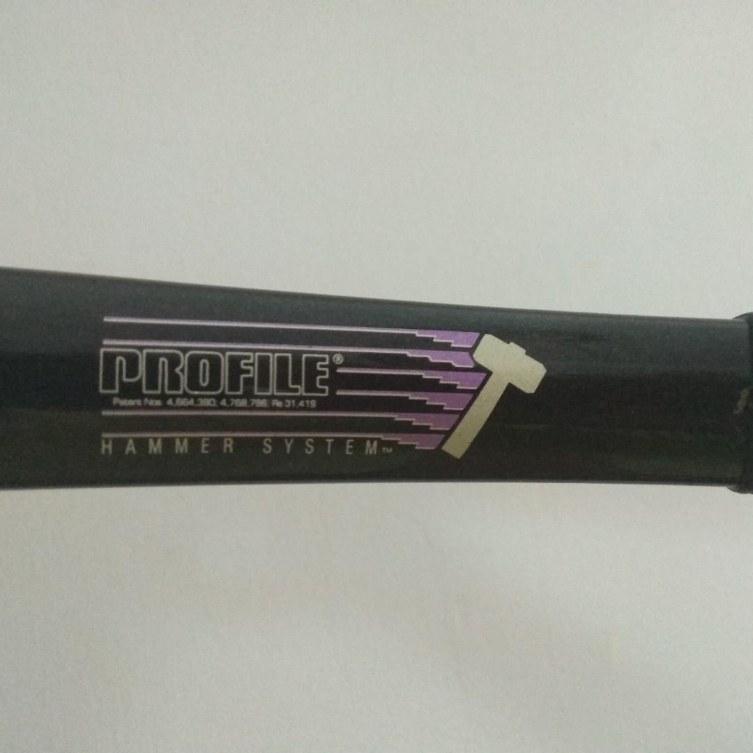 Wilson Profile Hammer System tennis racquet, Sports Equipment, Sports ...