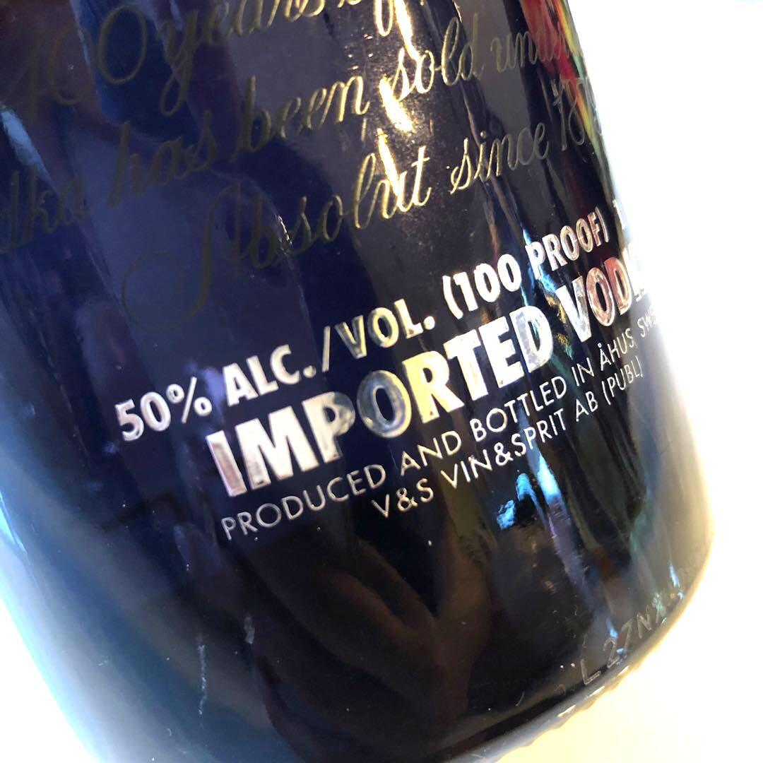 Absolut 100 Vodka 50% Alcohol, Food & Drinks, Alcoholic Beverages on ...