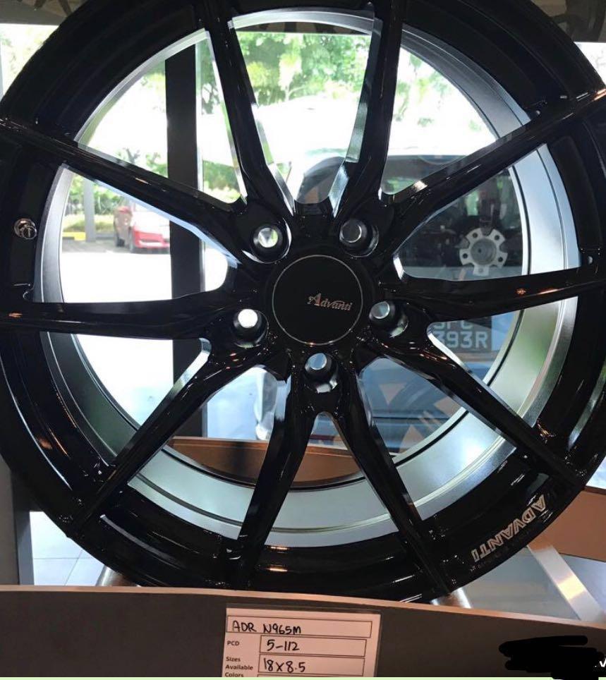 Advanti DST N965M (5x112), Car Accessories, Tyres & Rims on Carousell