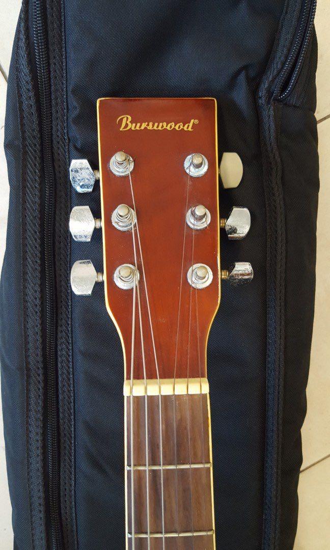 Burswood JW-410 Acoustic Guitar, Hobbies & Toys, Music & Media, Musical ...