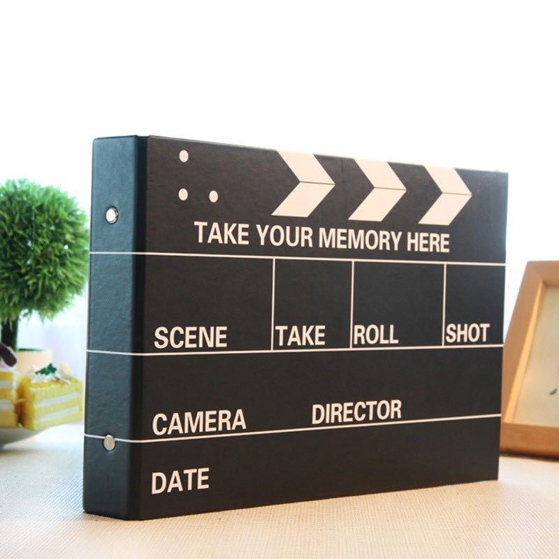 DIY Clapper memory record scrapbook photobook album, Hobbies & Toys ...