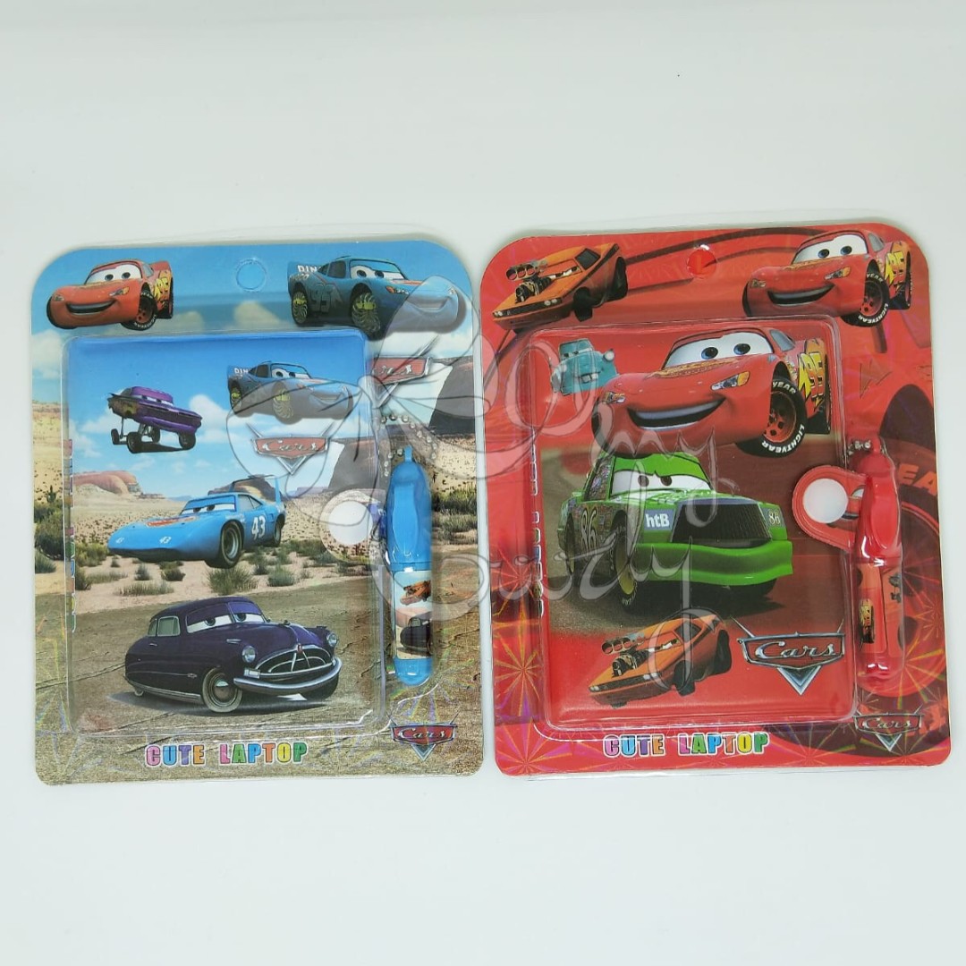 McQueen / Cars Mini Notebook With Pen, Hobbies & Toys, Stationery ...