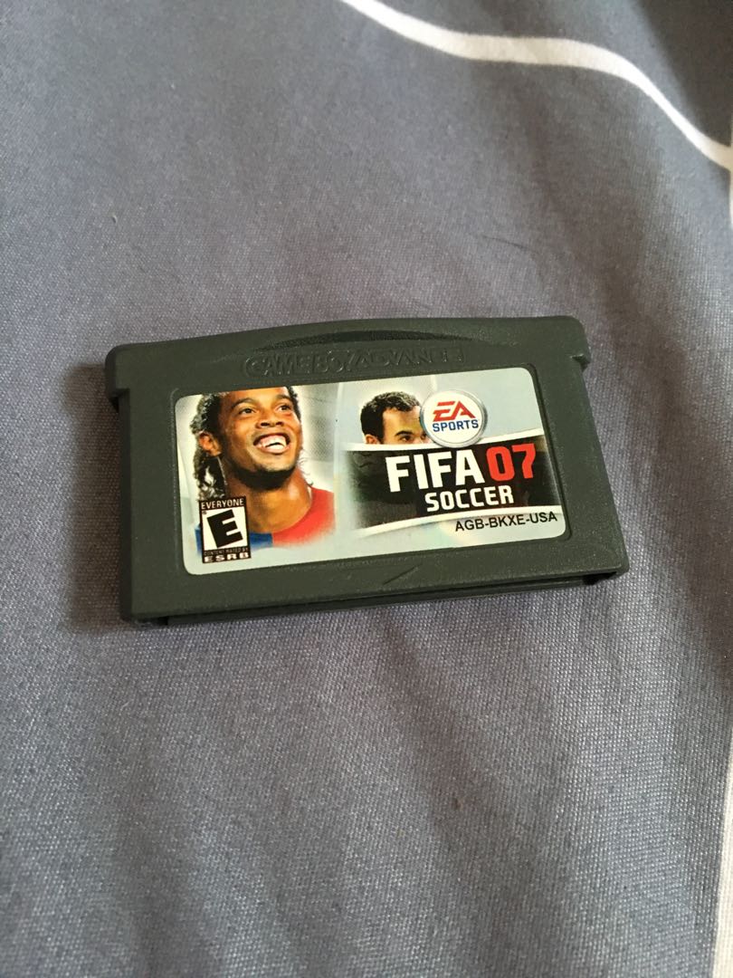 FIFA07 Soccer Gameboy Advanced Cartridge, Video Gaming, Video Games ...