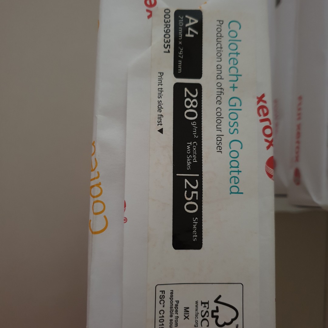 Fuji Colotech Gloss coated paper, Hobbies & Toys, Stationery & Craft ...