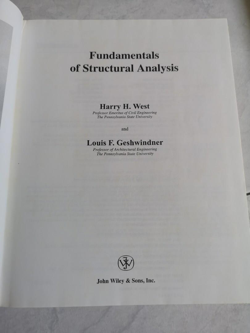 Fundamentals of Structural Analysis (Second Edition), Hobbies & Toys ...