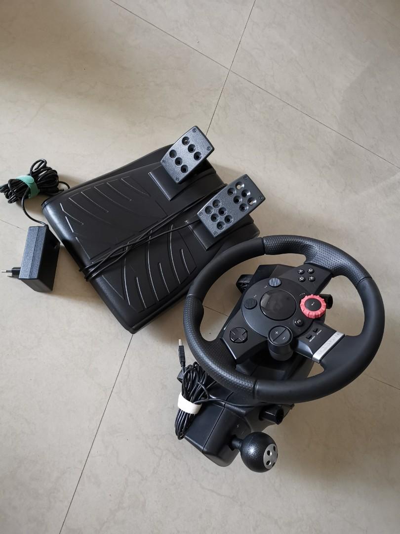 Logitech driving force gt steering wheel, Video Gaming, Video Game ...