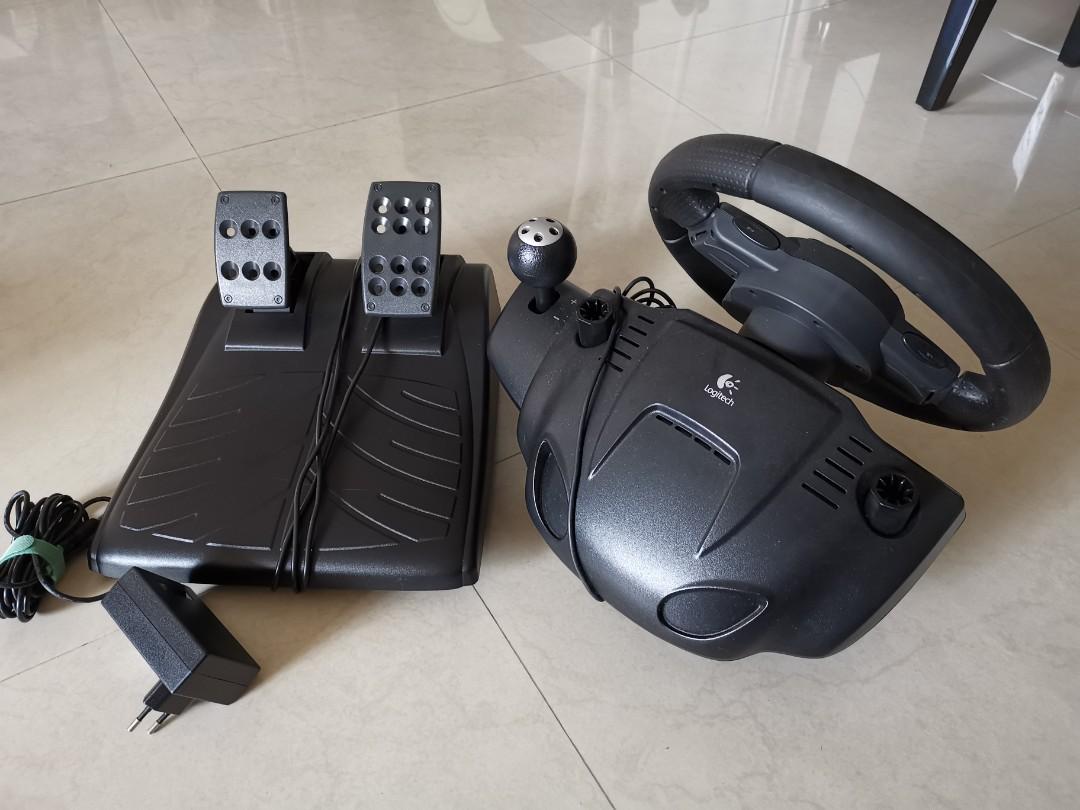 Logitech driving force gt steering wheel, Video Gaming, Video Game ...