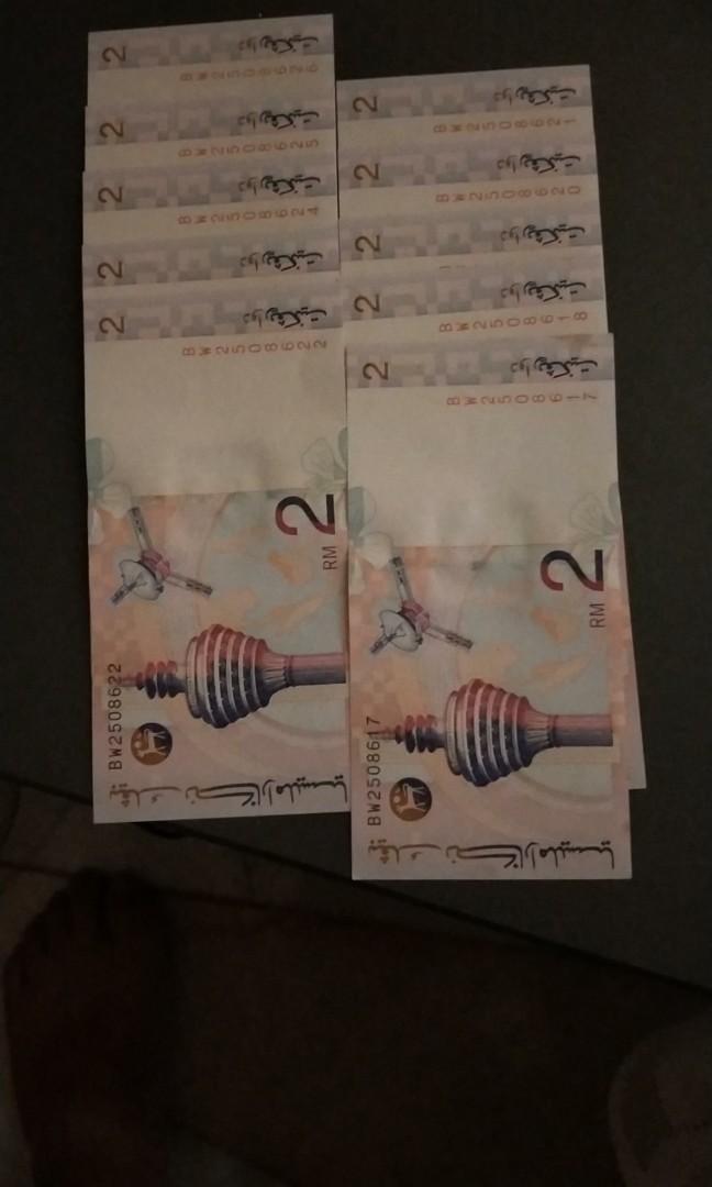 Malaysia RM2 two Dollar note, Hobbies & Toys, Memorabilia ...