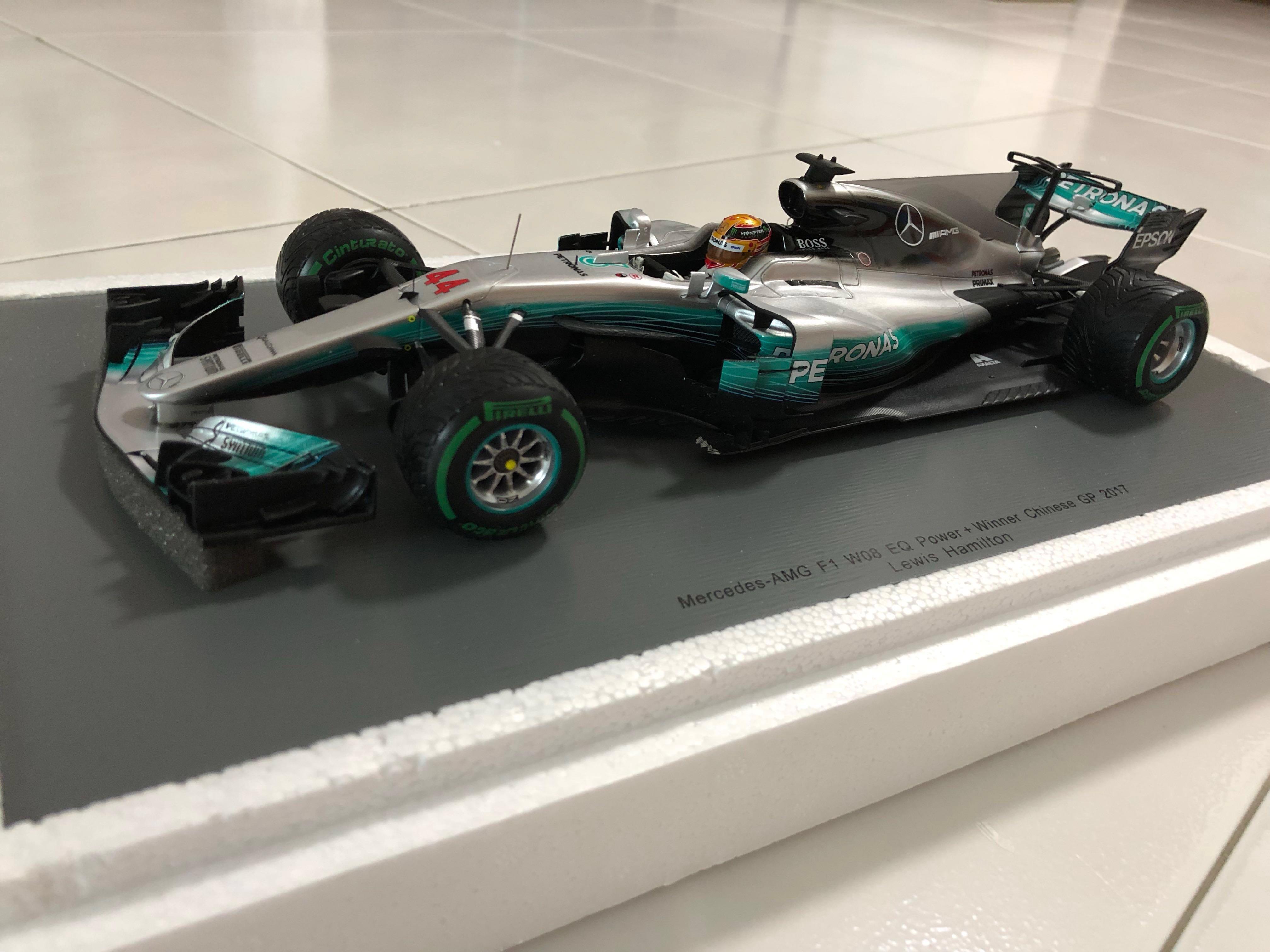 Mercedes-AMG F1 W08 Lewis Hamilton : Winner Chinese GP 2017 (Spark 1:18 ...