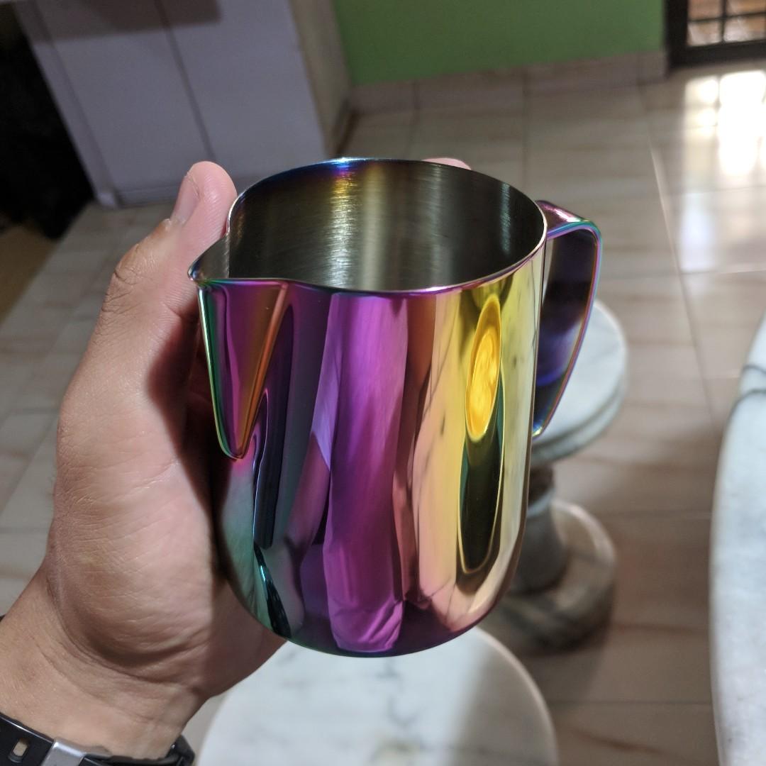 NEW Latte Art Pitcher (Spectrum Colour), Furniture & Home Living ...