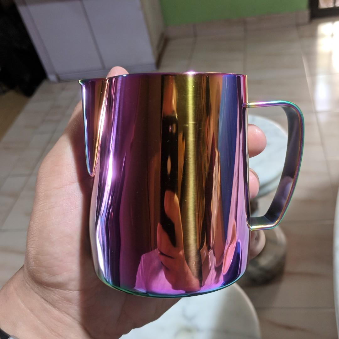 NEW Latte Art Pitcher (Spectrum Colour), Furniture & Home Living ...