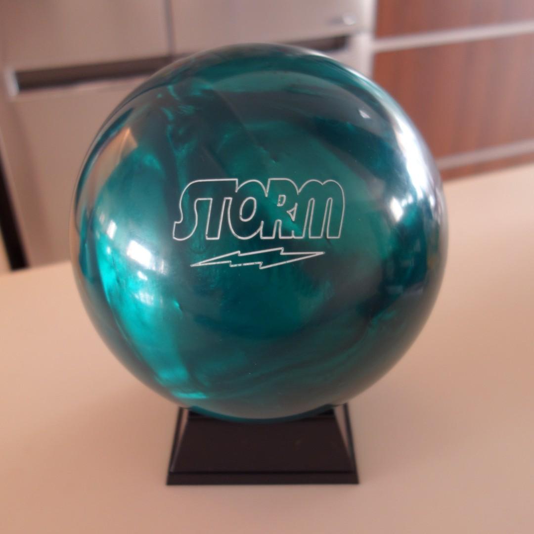 NEW Undrilled 14lb Storm Teal 30th Anniversary Pearl Reactive Bowling ...