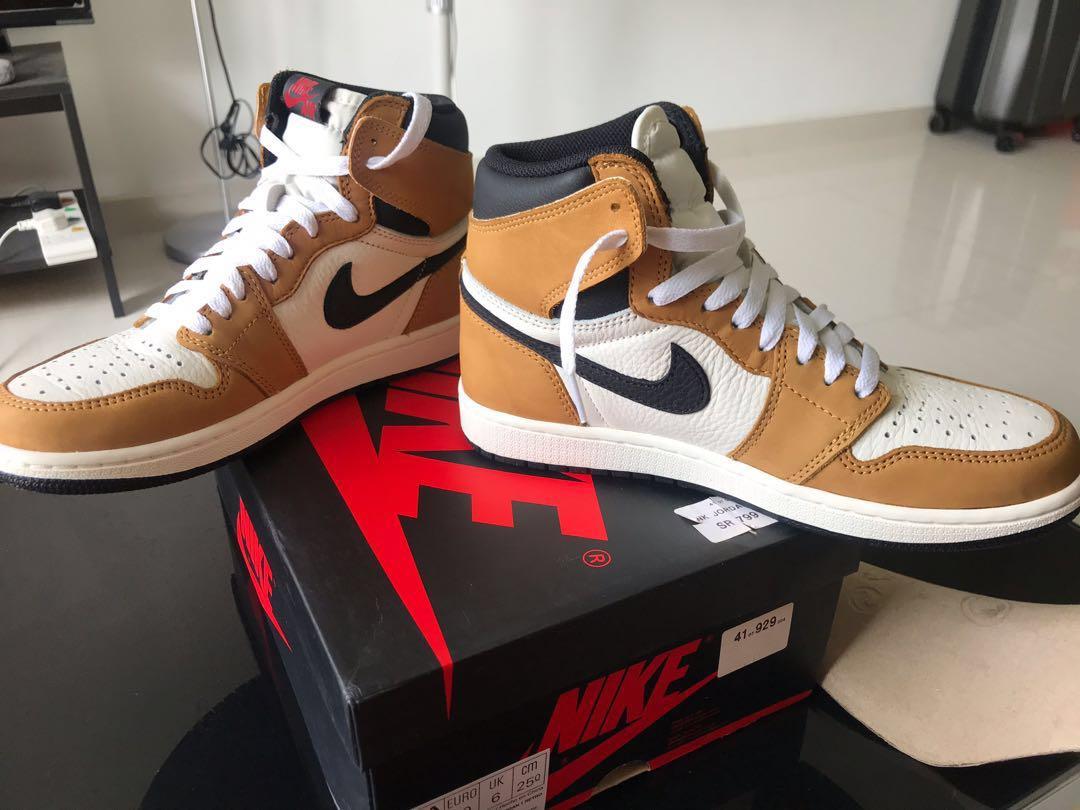 nike air jordan 1 roty, Men's Fashion, Footwear, Sneakers on Carousell