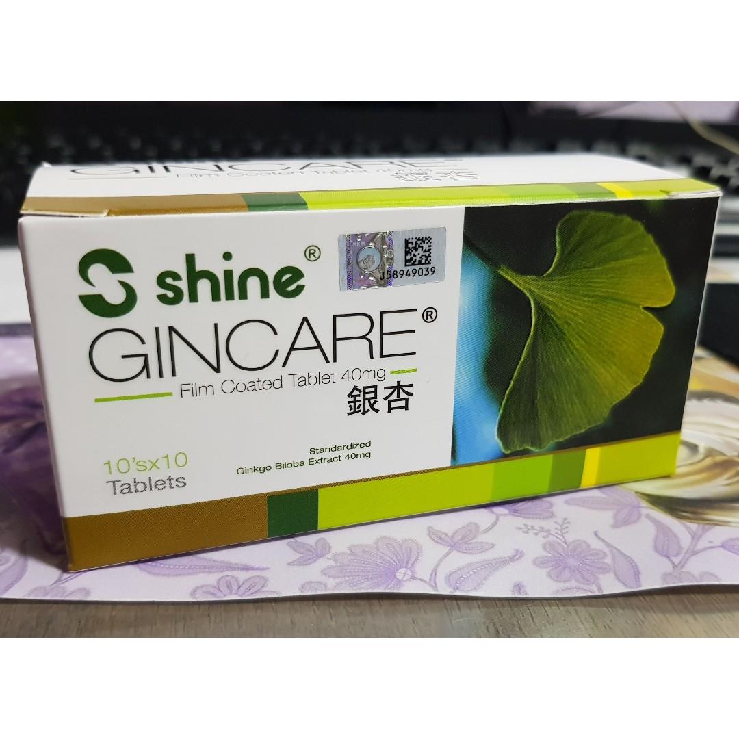 Shine Gincare Film Coated Tablet 40mg, Everything Else on Carousell