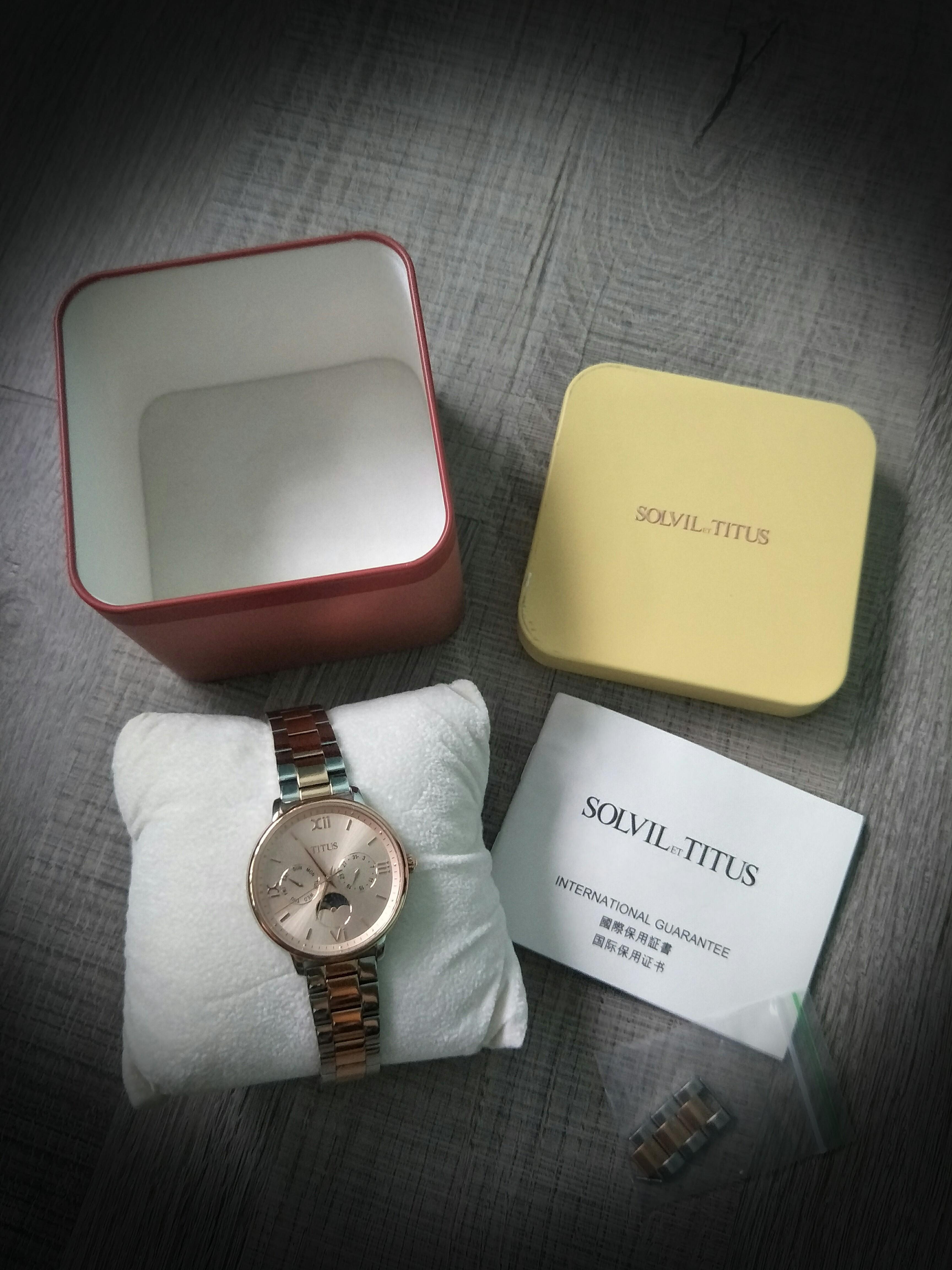 Solvil et Titus (Rose Gold), Luxury, Watches on Carousell