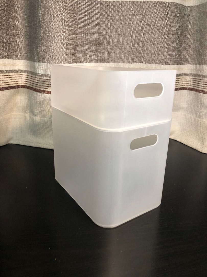 Stackable Clear Boxes, large and small, Furniture & Home Living, Home ...